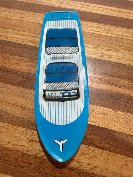 Vintage Tin Toy Litho Boat Made In Japan Toy 1950’s – kollecta-world