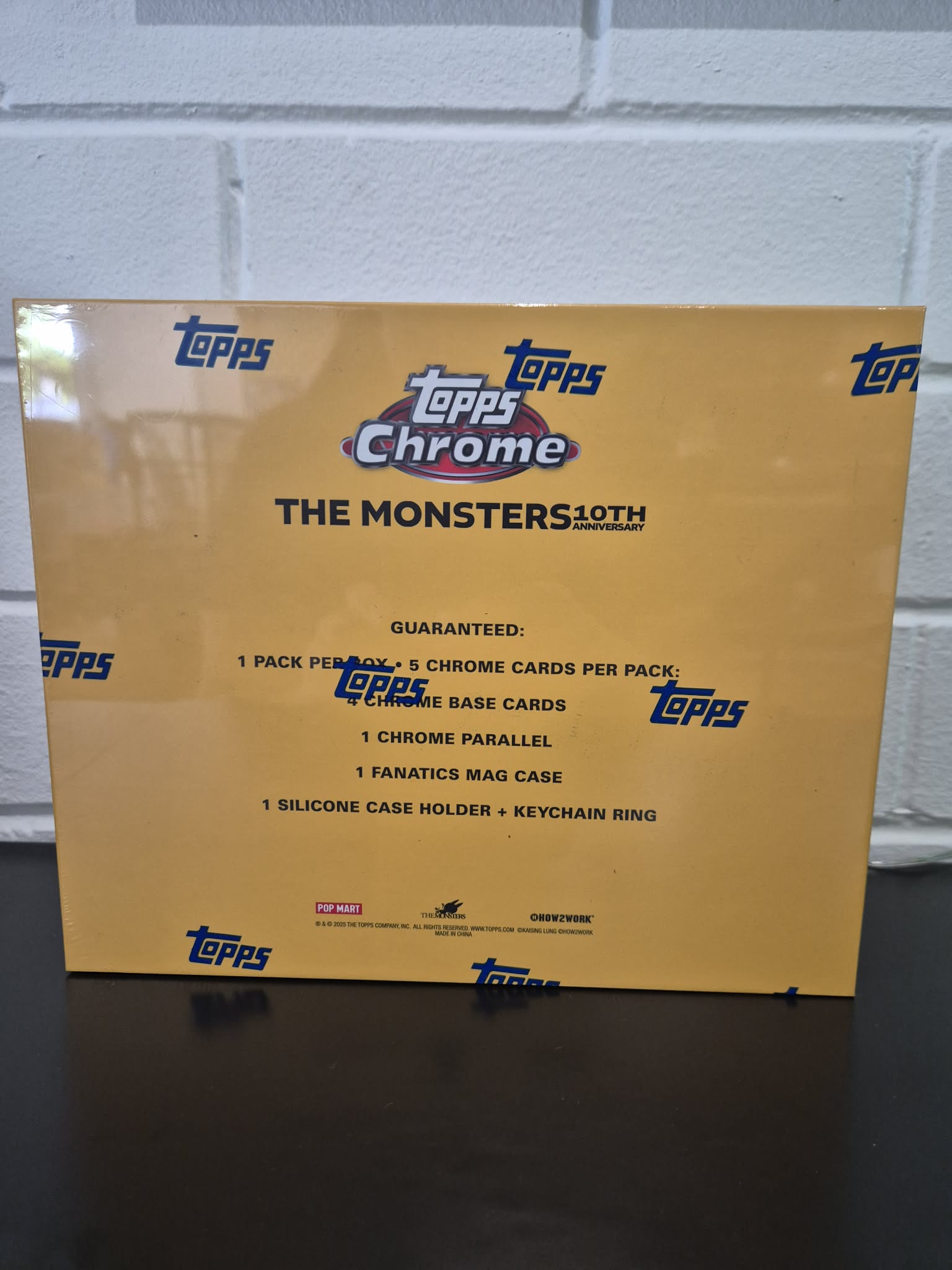 2025 Topps Labubu Chrome The Monsters 10th Anniversary hobby box ...